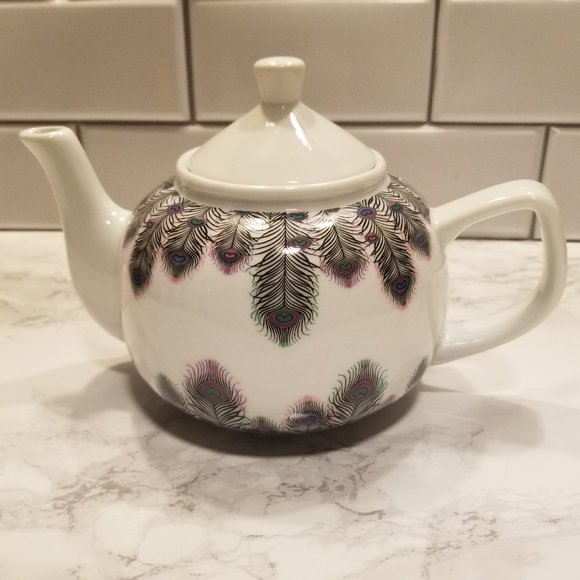 CB2 | Dining | Peacock Teapot Matthew Williamson Design For Crate And ...